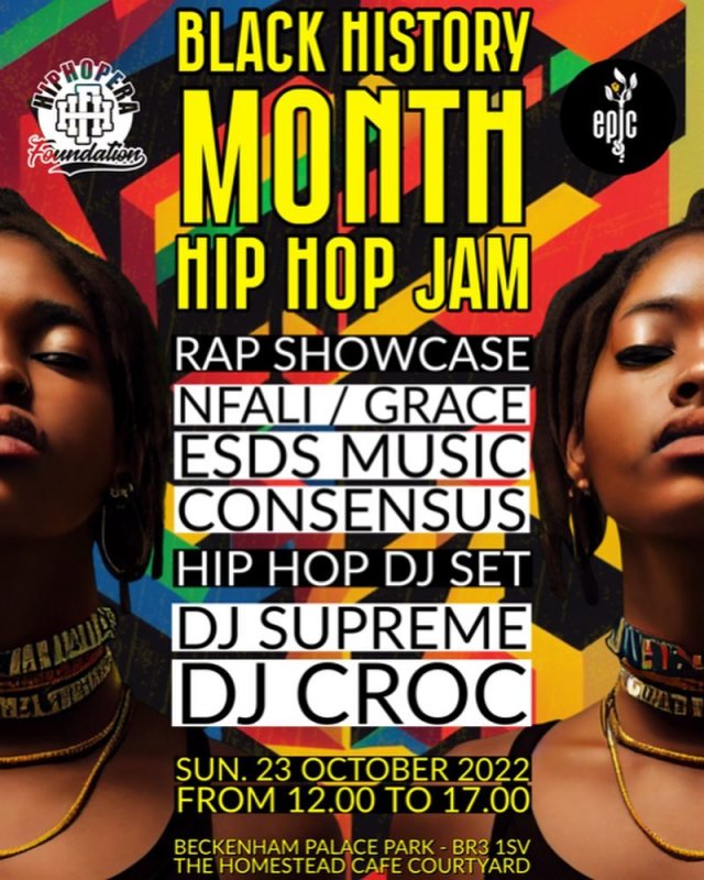 Black History Month Hip Hop Jam @ Beckenham Place Park : Ah Sh!t