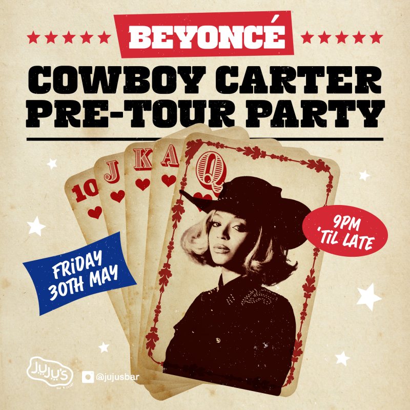 Cowboy Carter Pre-Tour party @ Juju's Bar and Stage : Ah Sh!t