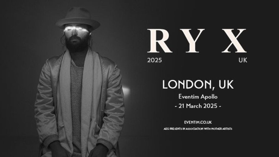 RY X @ Hammersmith Apollo : Ah Sh!t